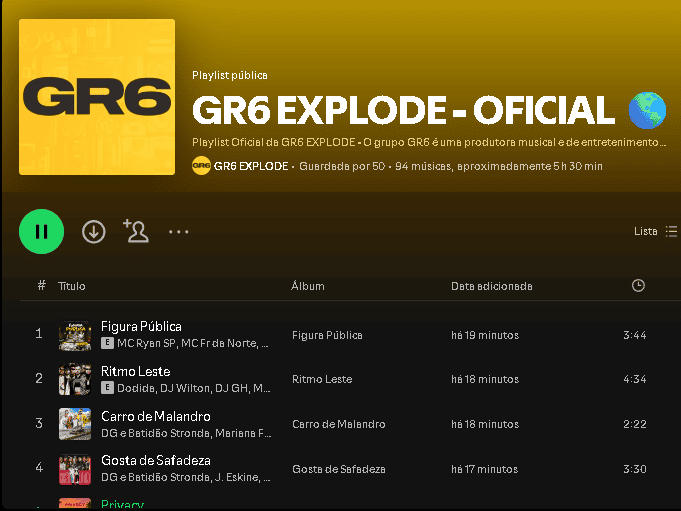 As Mais Tocadas 2025 ∙ Top 51 Brasil ∙ Os Melhores Hits - GR6 EXPLODE